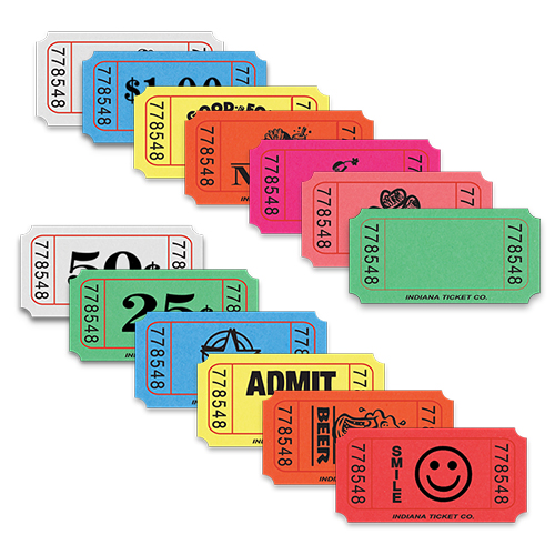 Classic Single Roll Tickets – Indiana Ticket Company