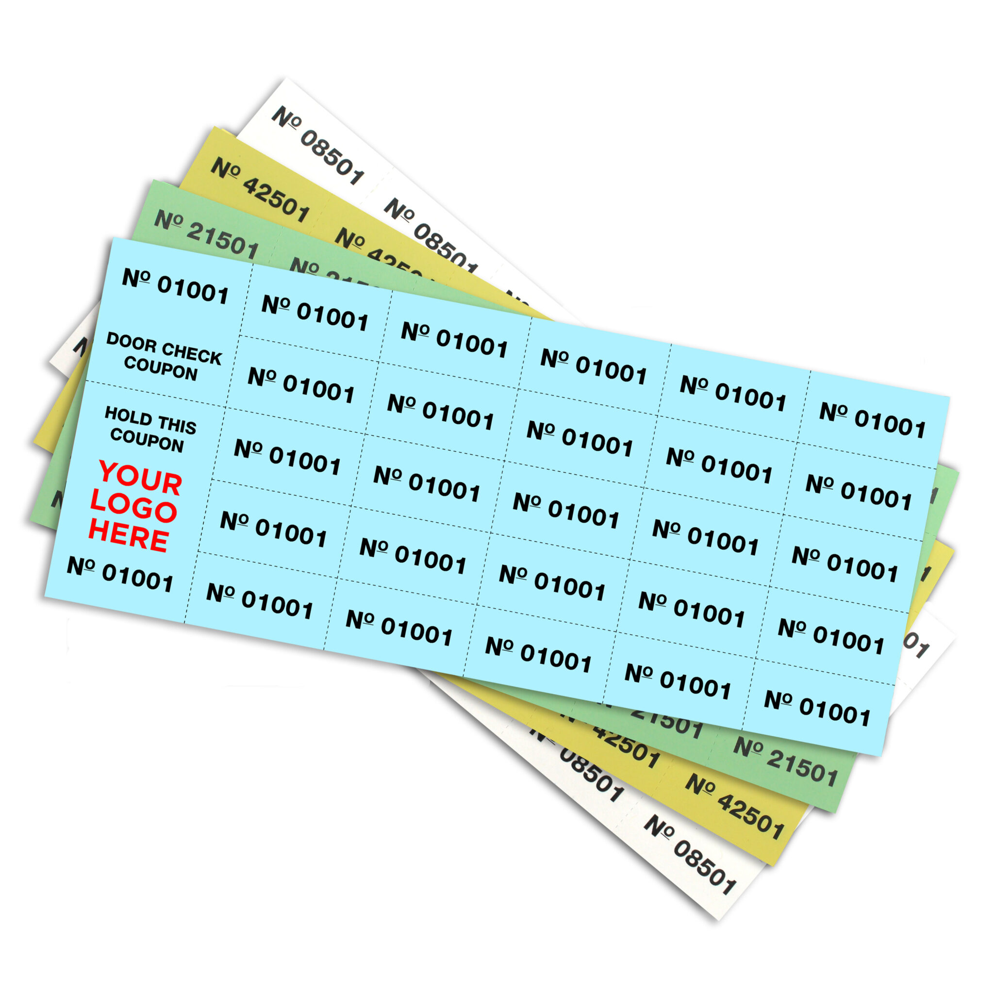 Custom Single Roll Ticket – Indiana Ticket Company
