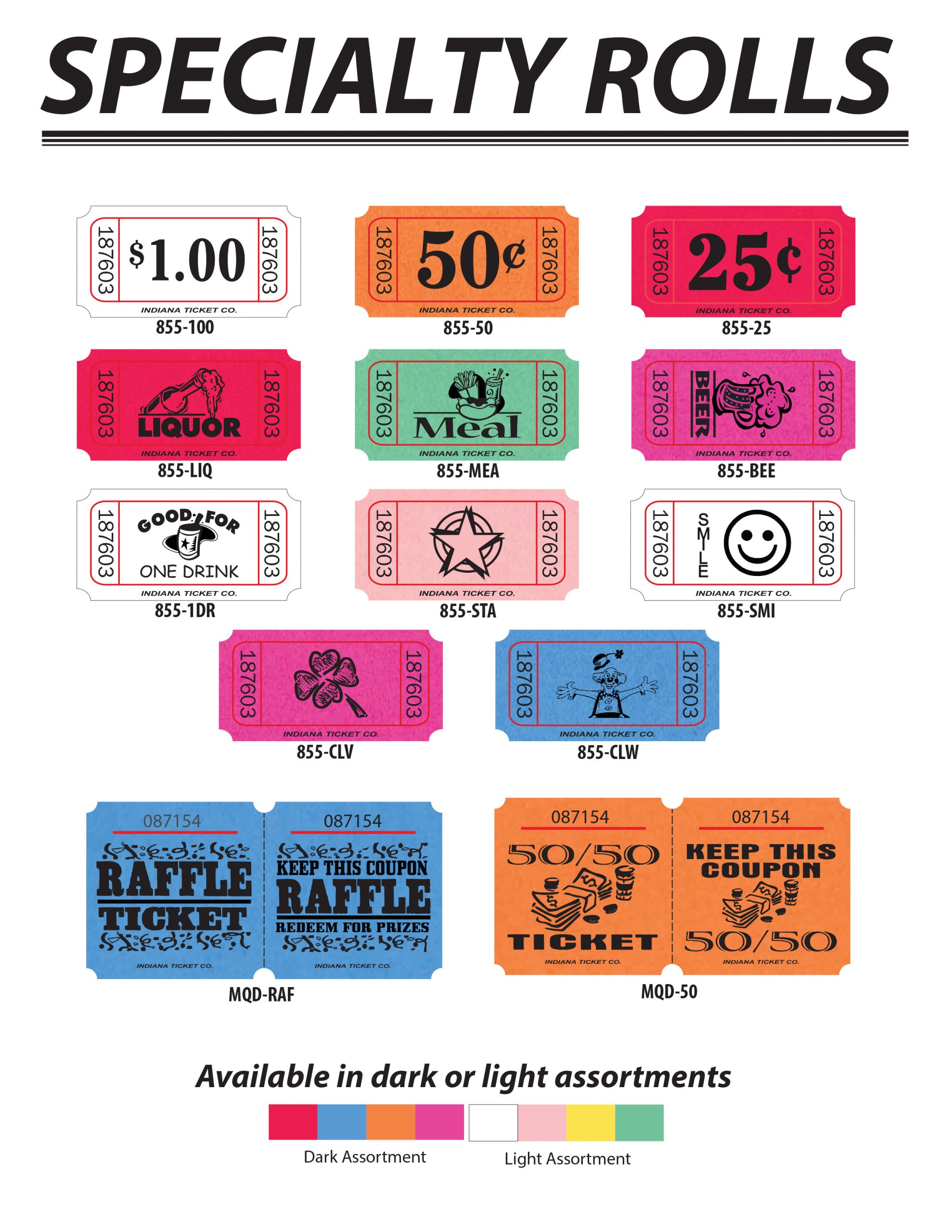 Price Lists – Indiana Ticket Company